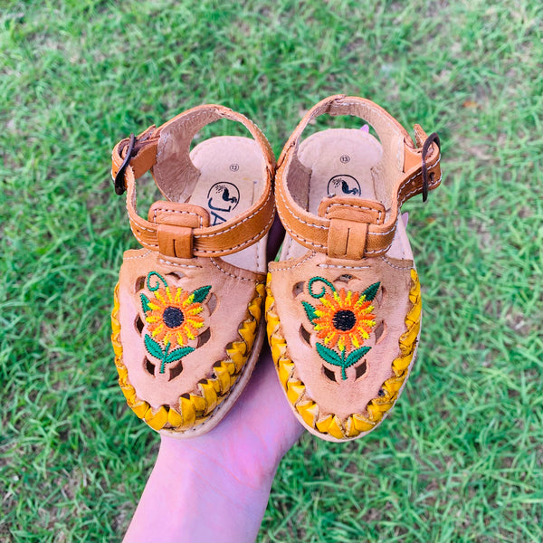 Sunflower Sandals – Chic & Unique Kids Boutique